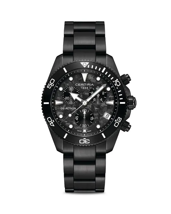 CERTINA Ds Action Chronograph 42mm - Black