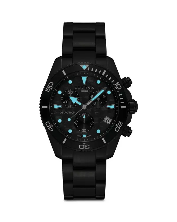 CERTINA Ds Action Chronograph 42mm - Black