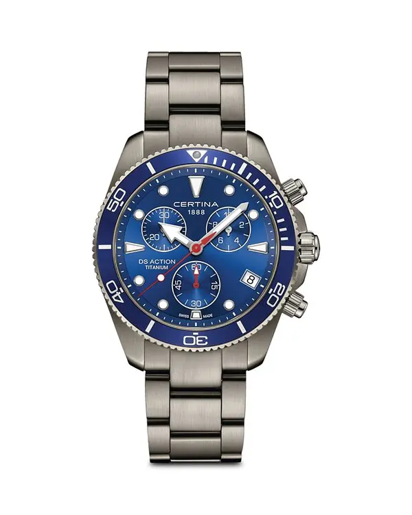 CERTINA Ds Action Chronograph, 42mm - Blue