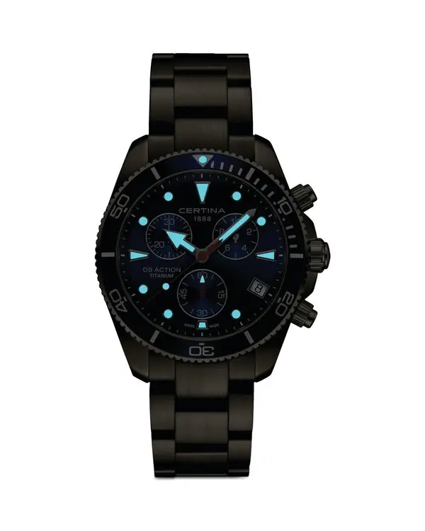 CERTINA Ds Action Chronograph, 42mm - Blue
