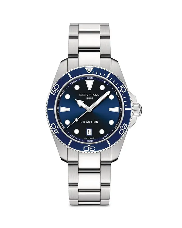 CERTINA Ds Action Gent Watch 40mm - Blue