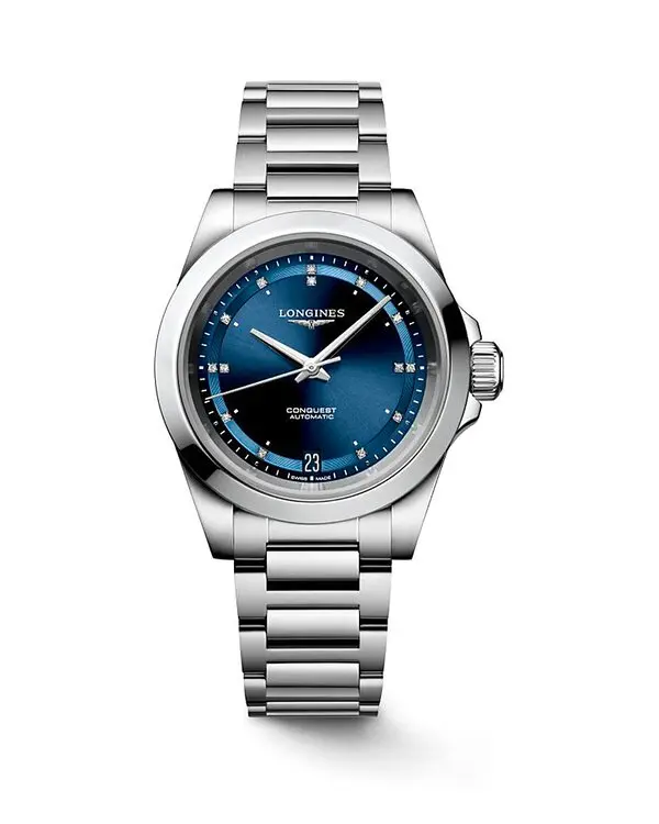 LONGINES Conquest Watch 34mm - Sunray Blue/silver