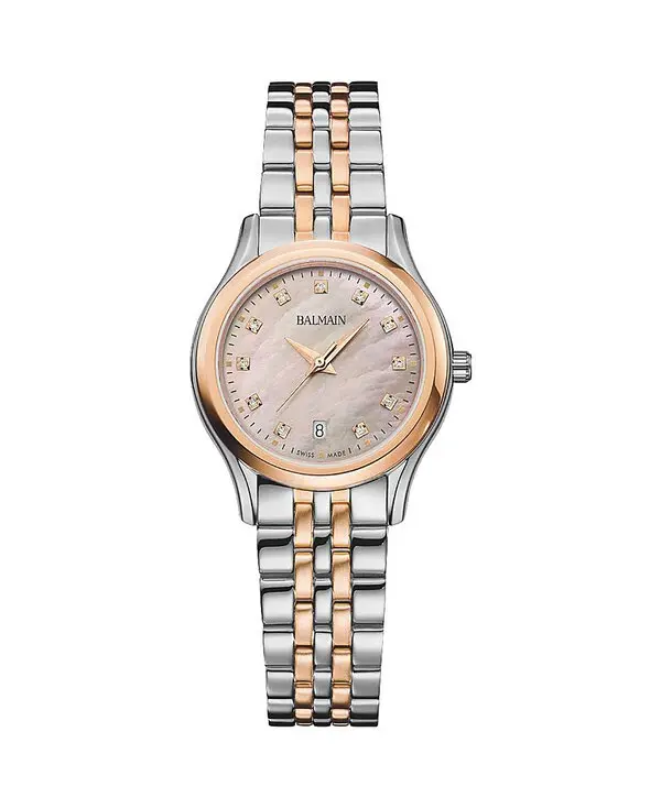 Balmain Beleganza Watch, 28mm - Beige Mother Of Pearl