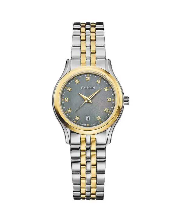 Balmain Beleganza Watch, 28mm - Grey Mother Of Pearl