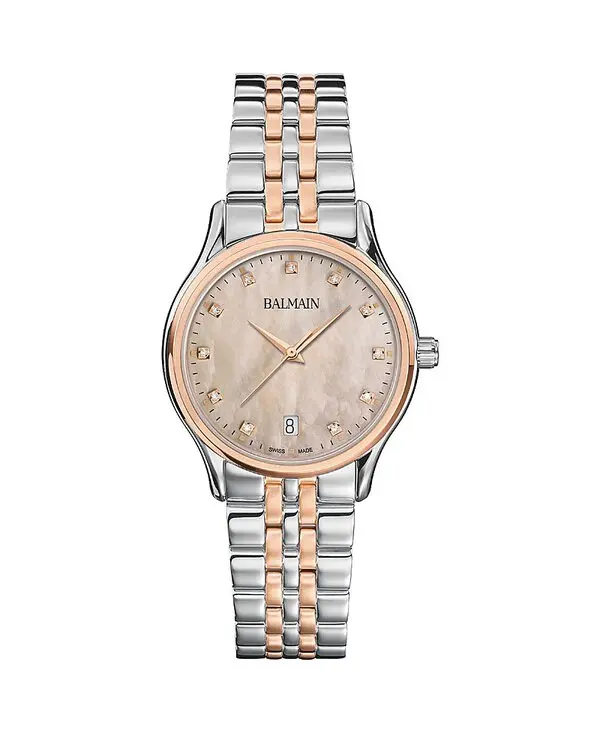 Balmain Beleganza Watch, 32mm - Beige Mother Of Pearl