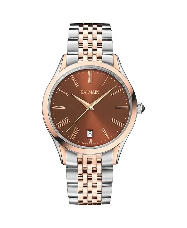 Balmain Classic R Watch, 41mm - Brown