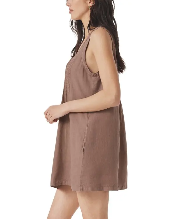 Splendid Stella Linen Mini Dress - Wicker