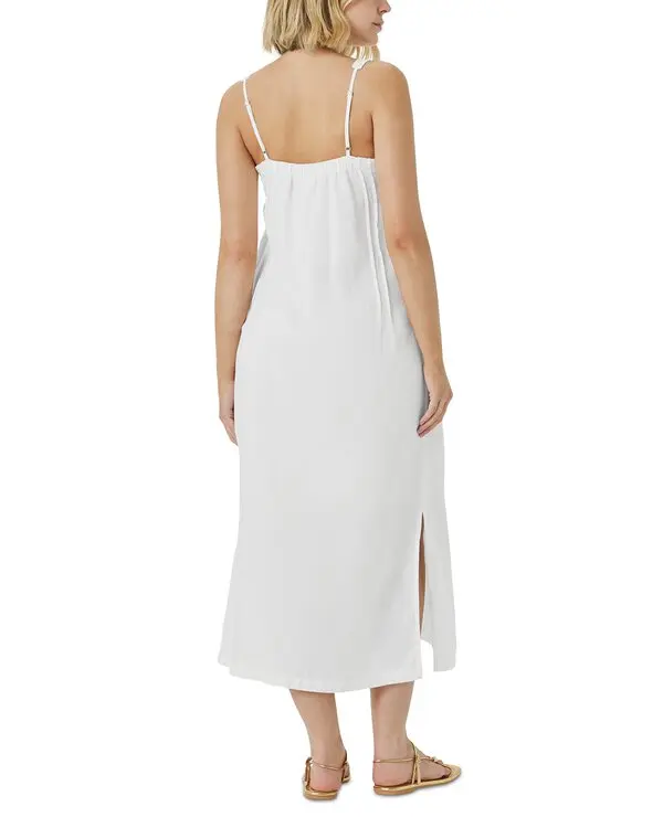 Splendid Stella Linen Pintuck Dress - White