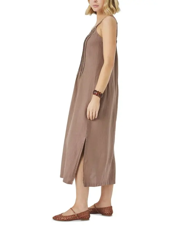 Splendid Stella Linen Pintuck Dress - Wicker