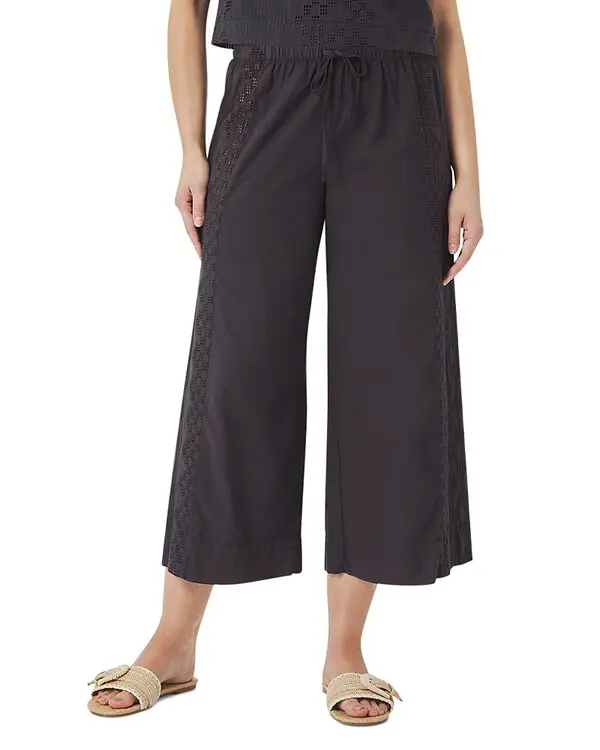 Splendid Kenzie Geo Eyelet Pants - Lead