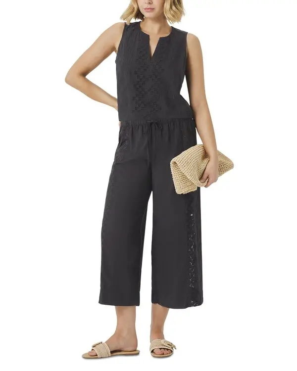 Splendid Kenzie Geo Eyelet Pants
