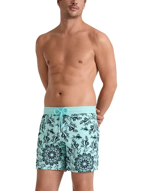 Vilebrequin Flocked Coral Mandala Swim Shorts - Island Tur