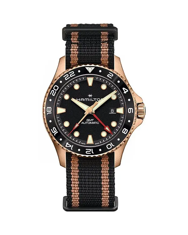 Hamilton Khaki Navy Automatic Watch, 43mm - Black