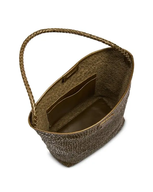 Madewell Signature Woven Leather Bucket Bag