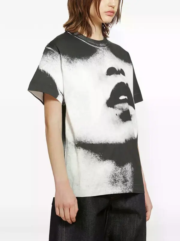 Givenchy Portrait-print Boxy T-shirt - Black