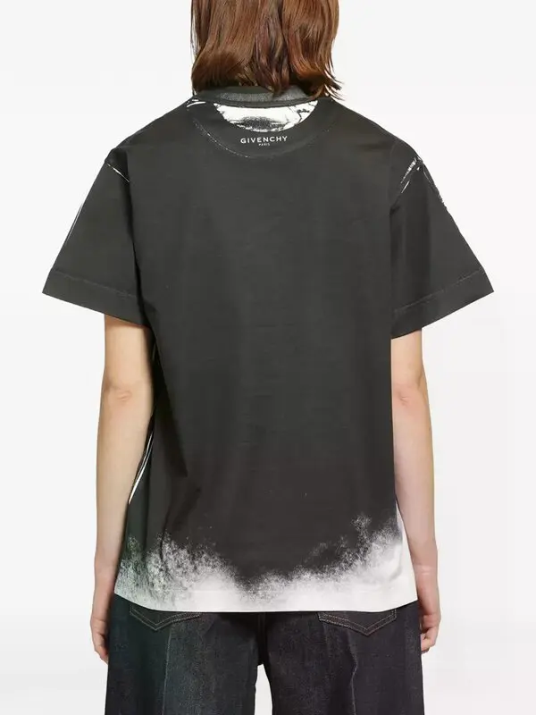Givenchy Portrait-print Boxy T-shirt - Black