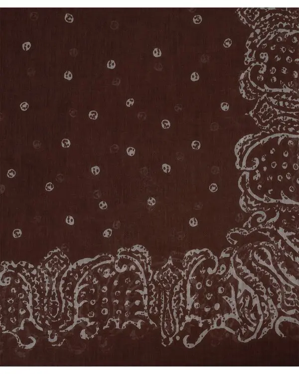 Gerard Darel Donia Printed Fringed Scarf