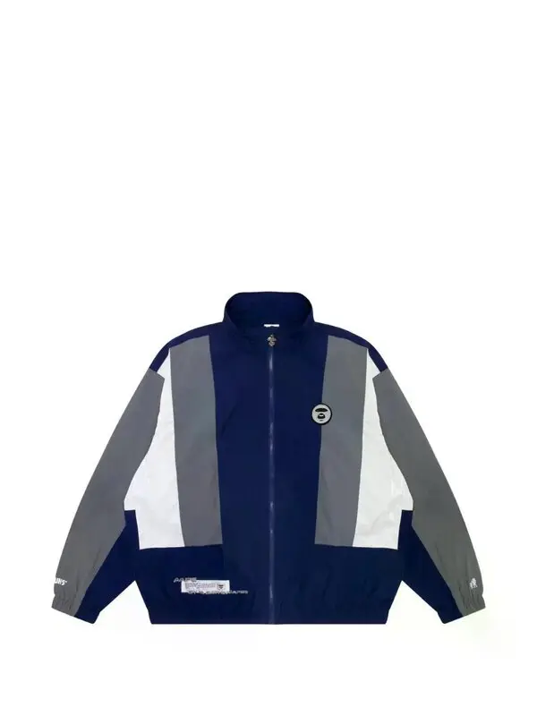 AAPE BY *A BATHING APE Moonface Colour-block Track Jacket - Blue