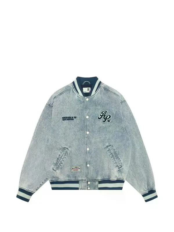 AAPE BY *A BATHING APE Sport Logo Jacket - Blue
