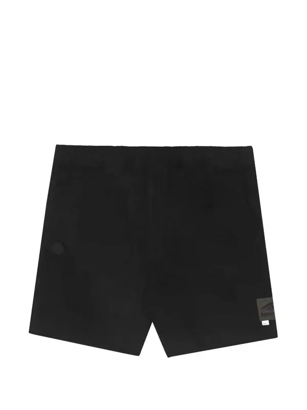 AAPE BY *A BATHING APE Moonface Patch Track Shorts - Black