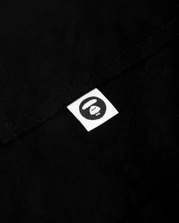AAPE BY *A BATHING APE Moonface Patch Track Shorts