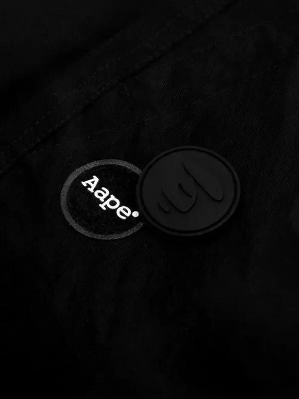 AAPE BY *A BATHING APE Moonface Patch Track Shorts