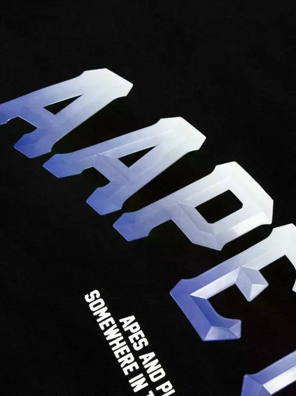 AAPE BY *A BATHING APE Moonface Patch Sweatshirt - Black