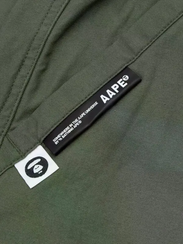AAPE BY *A BATHING APE Moonface Camouflage Cargo Shorts - Black