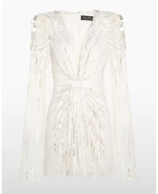 Jenny Packham Sequin-embellished Mini Dress