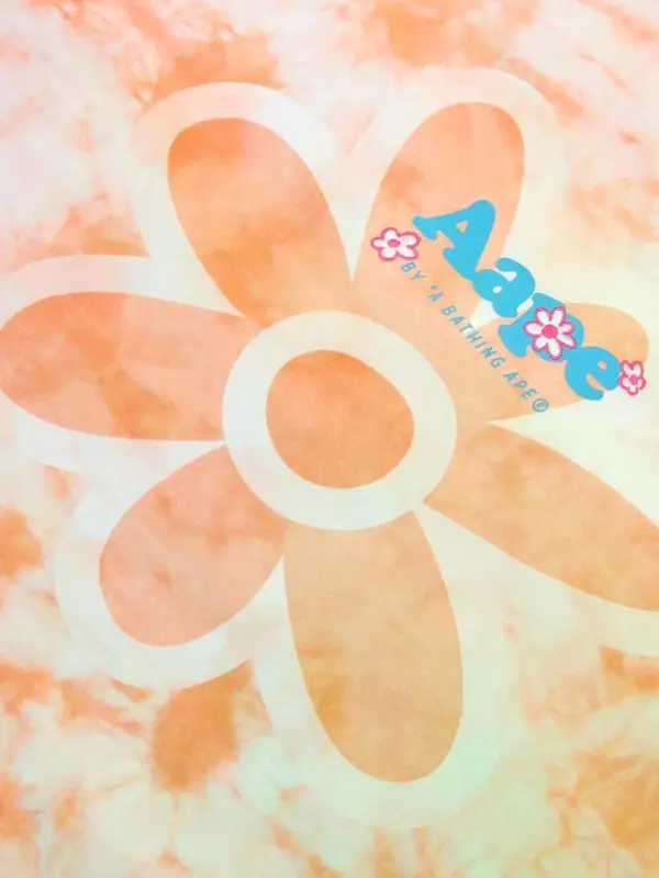 AAPE BY *A BATHING APE Moonface Tie-dye T-shirt