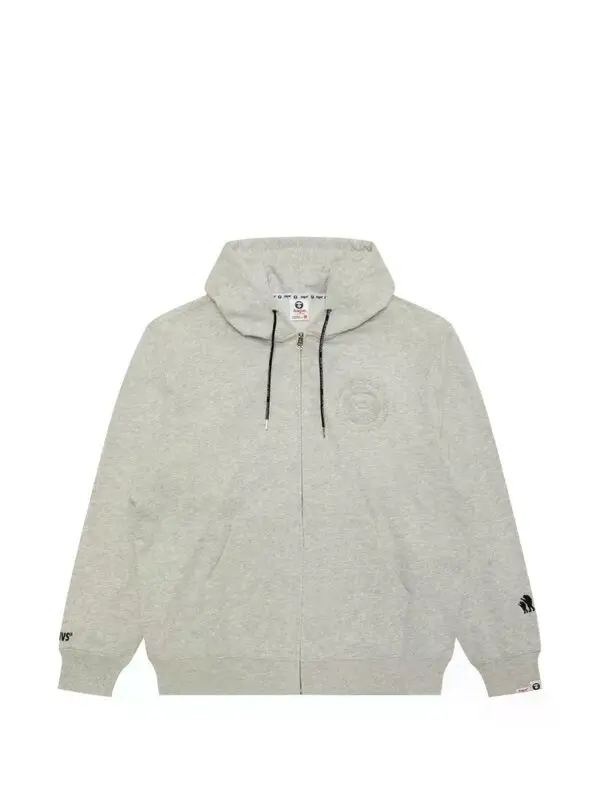 AAPE BY *A BATHING APE Moonface Zip-up Hoodie - Grey
