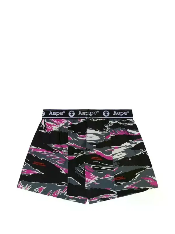 AAPE BY *A BATHING APE Camo-print Boxers - Black