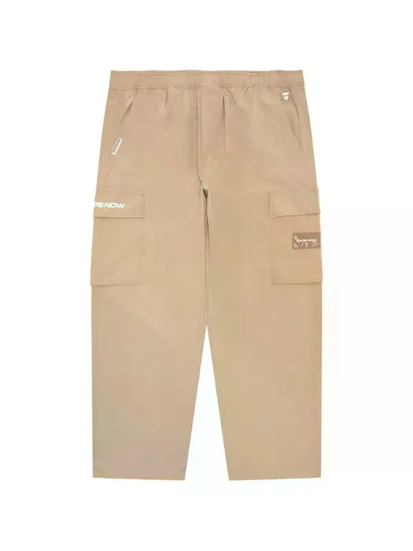 AAPE BY *A BATHING APE Logo-detail Cargo Pants - Neutrals