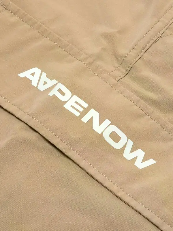 AAPE BY *A BATHING APE Logo-detail Cargo Pants - Neutrals