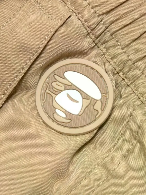 AAPE BY *A BATHING APE Logo-detail Cargo Pants - Neutrals