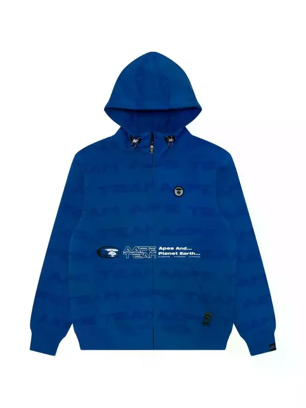 AAPE BY *A BATHING APE Moonface Logo Monogram Hoodie