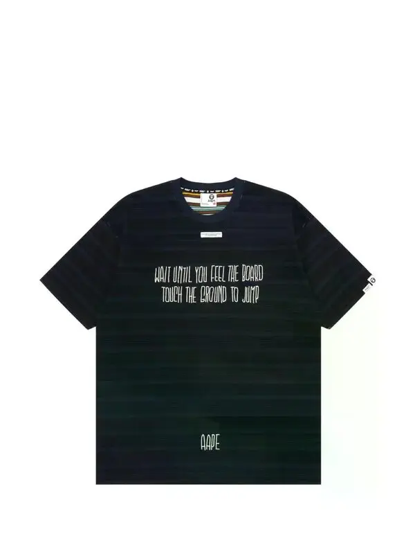 AAPE BY *A BATHING APE Striped T-shirt