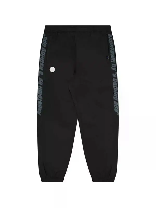 AAPE BY *A BATHING APE Moonface Logo-tape Track Pants - Neutrals