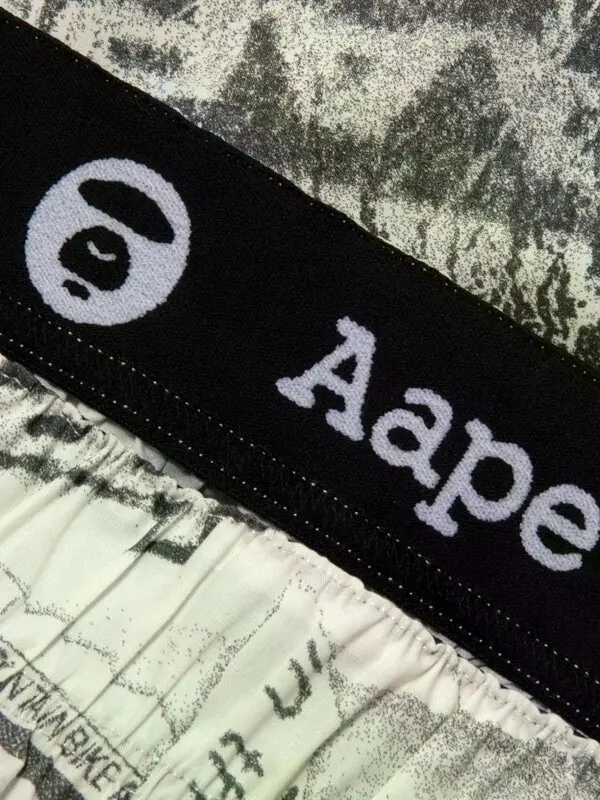 AAPE BY *A BATHING APE Newspaper-print Boxers