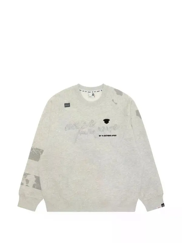 AAPE BY *A BATHING APE Cotton Sweatshirt - Grey