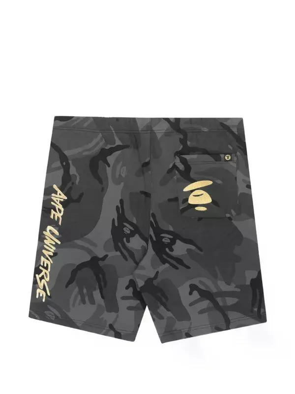 AAPE BY *A BATHING APE Camo-print Shorts - Black