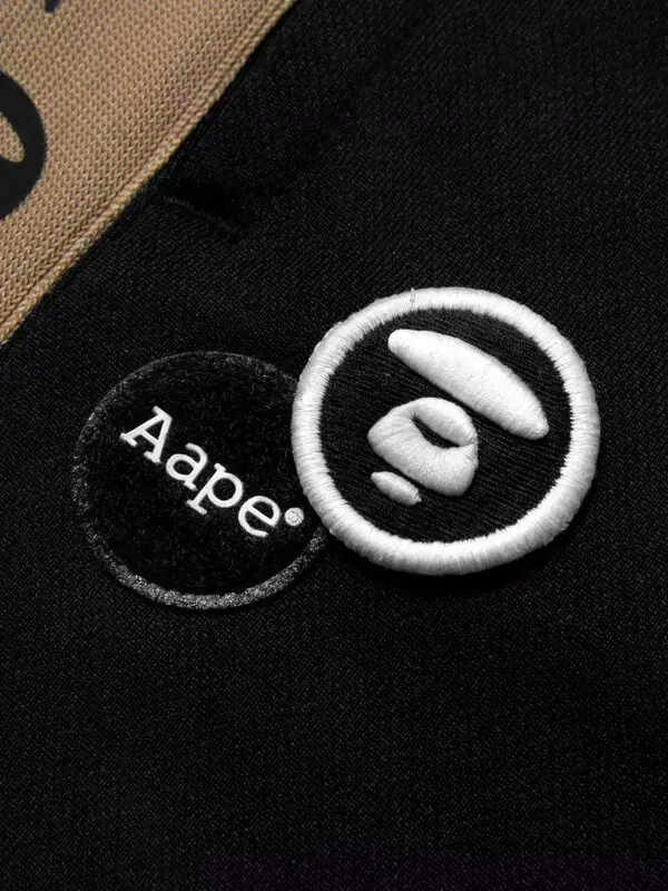 AAPE BY *A BATHING APE Moonface Logo-tape Shorts