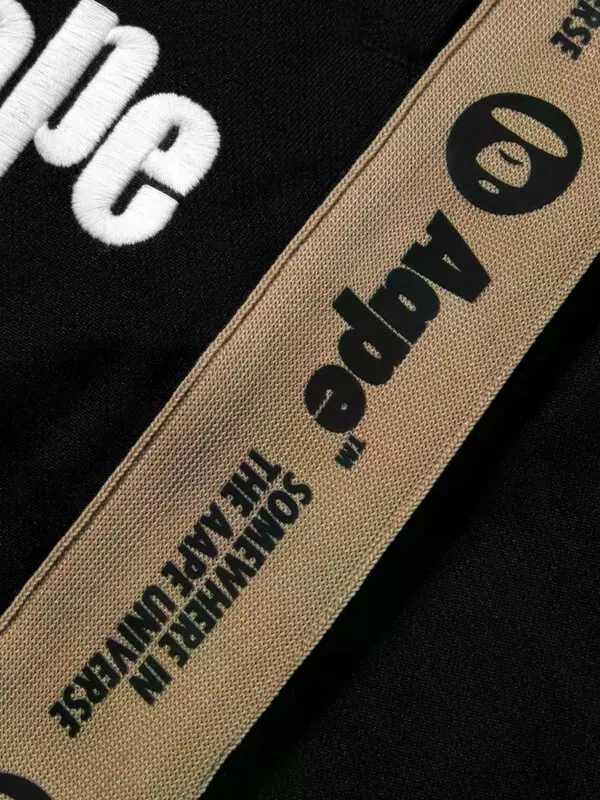 AAPE BY *A BATHING APE Moonface Logo-tape Shorts