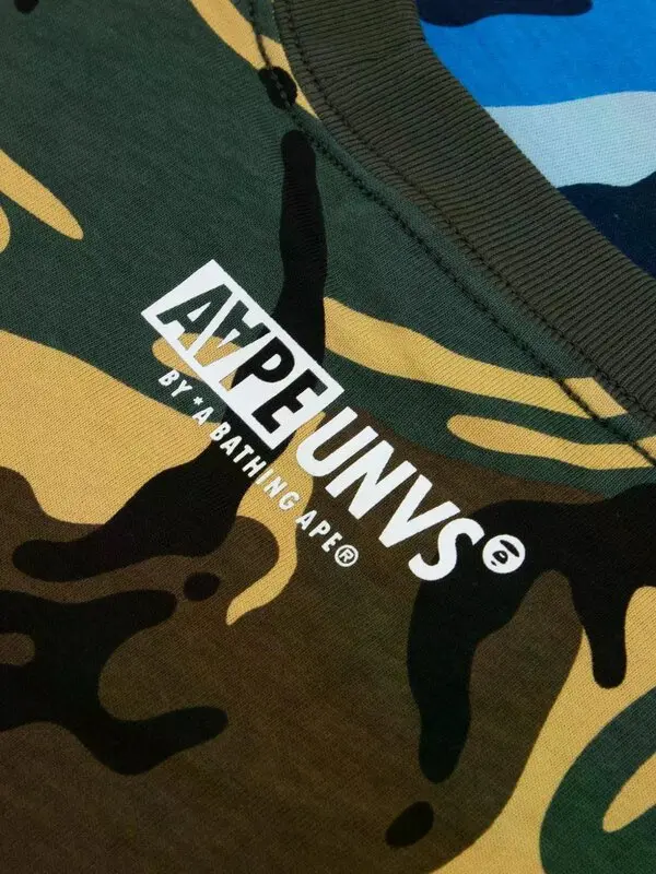 AAPE BY *A BATHING APE Short-sleeves T-shirt - Green