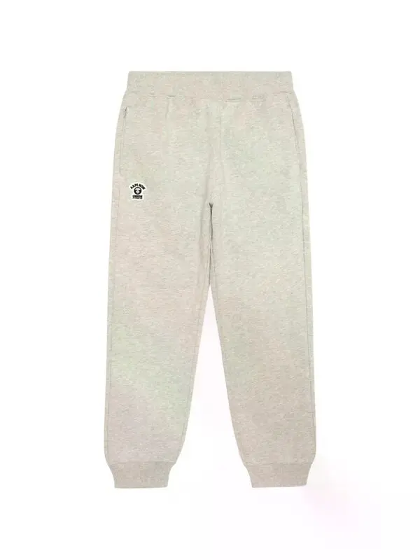 AAPE BY *A BATHING APE Aapenow Logo-patch Track Pants - White
