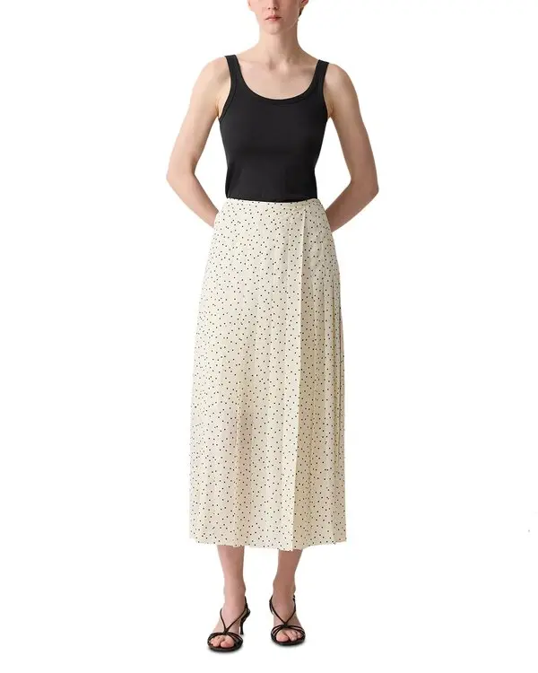 Theory Pleated Wrap Skirt