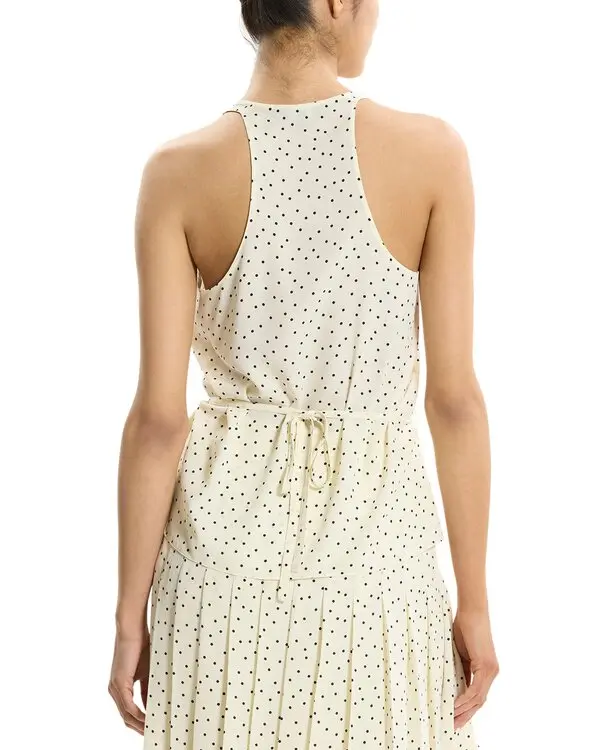 Theory Belted Halter Neck Top