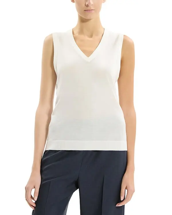 Theory Slim Tank Top - New Ivory