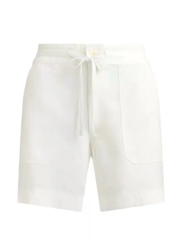 Ralph Lauren Drawstring Patch-pocket Shorts - White