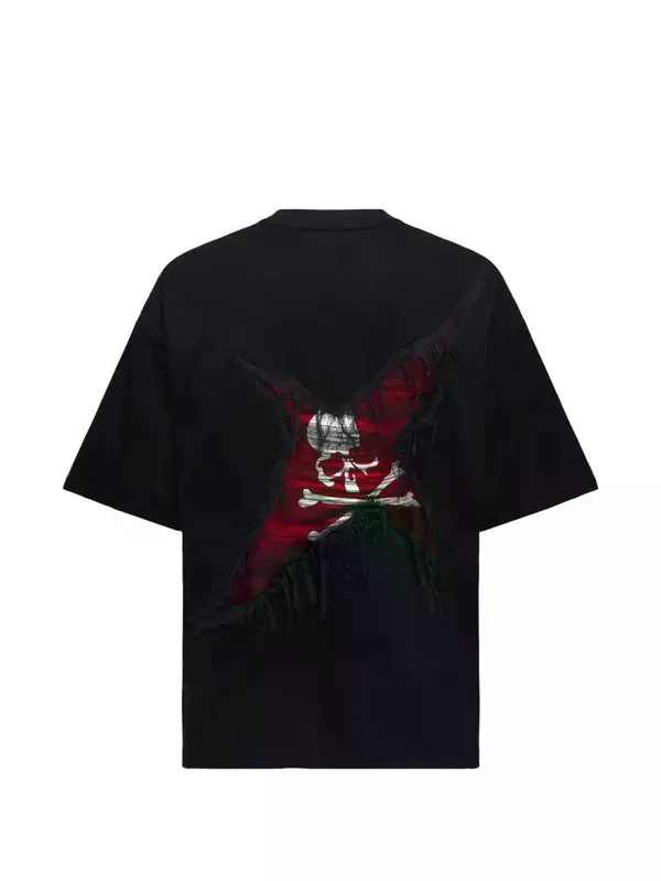 MASTERMIND WORLD Ripped-affect Boxy-fit T-shirt